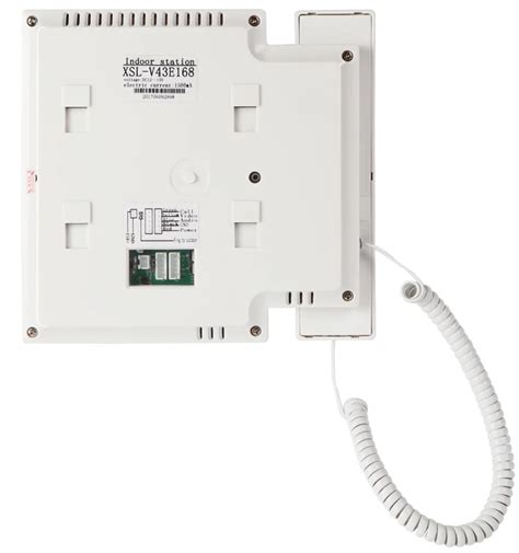 4 Wired Video Intercom Doorbell With Access Control System Metal Camera Apartment Video Door