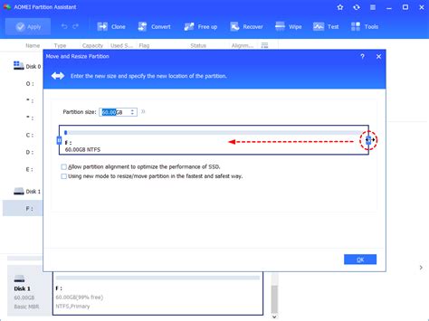 Shrink Volume Beyond Half Its Size In Windows