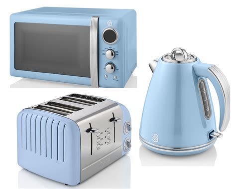 Buy Swan Products Ltd Swan Retro Blue 15l 3kw Jug Kettle 4 Slice