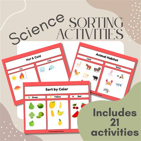 Sorting Activities Printable Sorting Boards For Sped Aba Early Learners