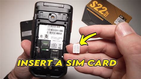 How To Insert A SIM Card In Your CAT S Flip Phone YouTube