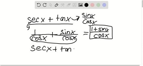 solved using algebra and the fundamental identities rewrite each given