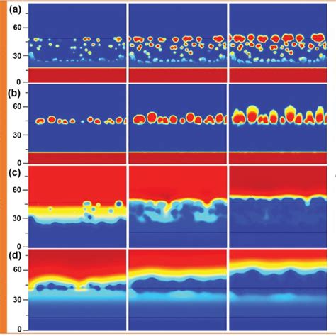 Simulating Results Of Phase‐field Model The Simulated Distribution Of Download Scientific