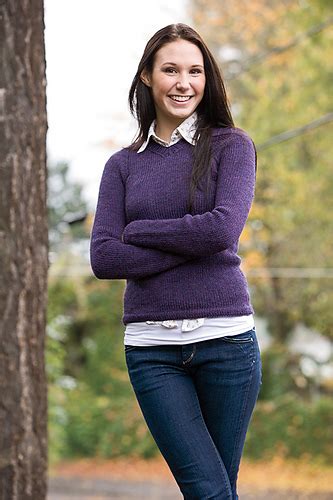 Ravelry Basic V Neck Pullover Pattern By Knit Picks Design Team