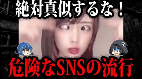 【ゆっくり解説】絶対にやるな！危険なsnsの流行5選 Youtube