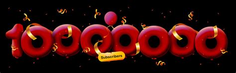 10000000명의 팔로워가 있는 배너는 3d 레드 풍선과 다채로운 색종이로 되어 주셔서 감사합니다 소셜 미디어 10m 팔로워 를위한 벡터 일러스트 3d 번호 감사 구독자를