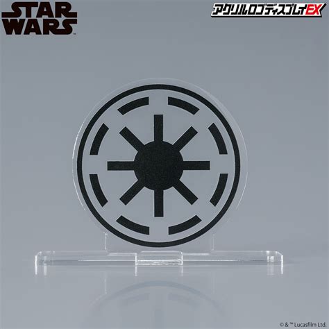 アクリルロゴディスプレイex Star Warsスター・ウォーズ Galactic Republic銀河共和国 マーク│バンコレ！