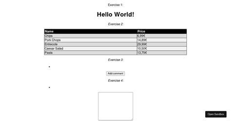 Vanilla Codesandbox