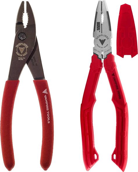 Vampliers 2 Pc Screw Extraction Pliers Set Includes 7 Slip Joint 7
