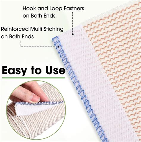 30 Pcs Elastic Compression Bandage Wrap For Sports Injuries 3 And 4 Width Self Closure