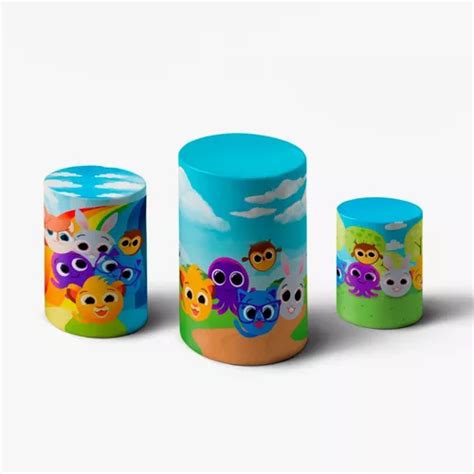 Trio Capa Mesa Cilindro Bolofofos Veste Fácil Frete grátis