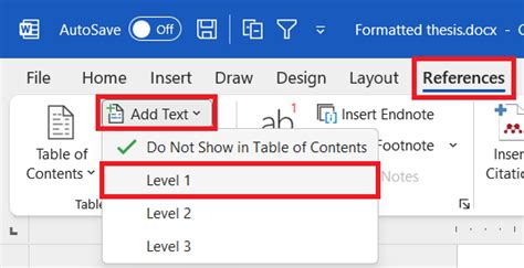 How To Add Abstract And Other Headings To Table Of Contents In Ms Word Pickupbrain Be Smart