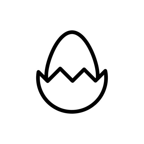 Egg Icon Vector 11838098 Vector Art At Vecteezy
