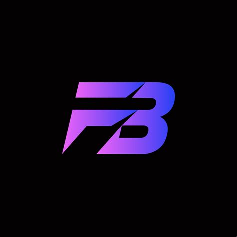 Fb 타이포그래피 로고 일러스트 Ai 다운로드 Download Fb Typography Logo 어반브러시