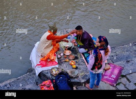 Nepal Kathmandu Valley Hindu Temple Of Pashupatinath Dedicated To