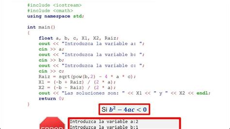 Hoja De Trabajo Para Resolver Ecuaciones Cuadráticas Mediante Fórmula Cuadrática