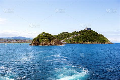 2015年7月12日，西班牙圣塞巴斯蒂安，la Concha岛海滩
