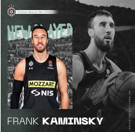 Frank Kaminsky Signe Au Partizan Belgrade