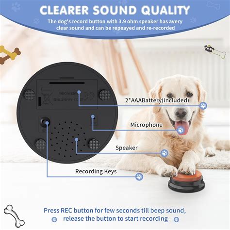 Botones Para Comunicación Para Perros Juego De 8 Botones De