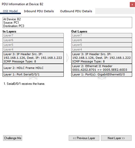 Solved Task 5 Identify Layer 2 And Layer 3 Addresses Used To Switch Course Hero
