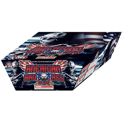 American Bad Ass 195 Shot Fireworks 365