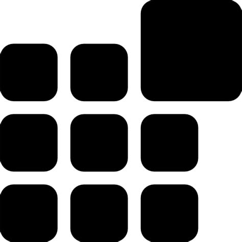 Structure Basic Rounded Filled Icon