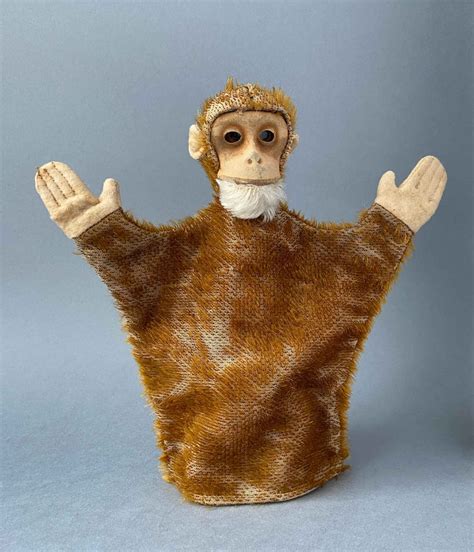 Antique Schuco Monkey Hand Puppet ~ 1920s Rare Once Upon A Puppet