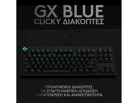 Logitech G Pro Tkl Lightsync Rgb Gaming Keyborad Gx Blue Clicky