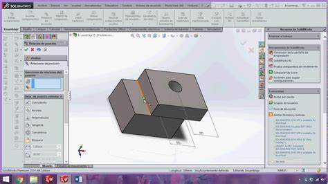 Tutorial Solidworks Junta Tipo Perno Youtube