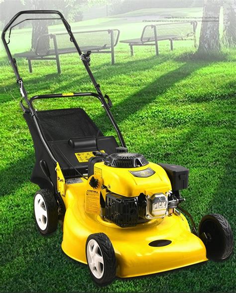 Multifunctional 45hp 135cc Push Back Weed Cutting Machine Lawn