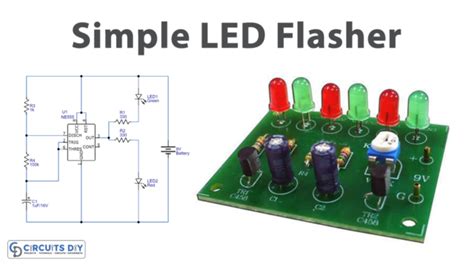 Simple LED Flasher Circuit Simple LED Flasher Circuit