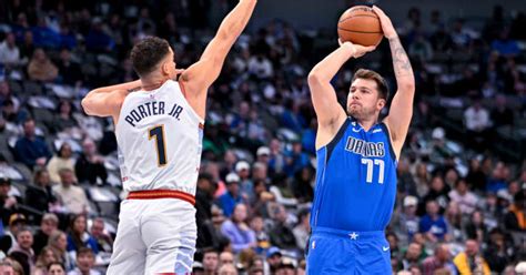 NBA History Again Luka Doncic Posts Th Triple Double In Dallas Mavs Blowout Win Over Denver