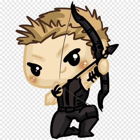 Clint Barton Iron Man Loki Hulk Dibujo Hawkeye Vengadores Chibi Png