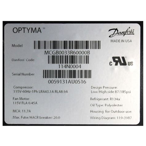 Parts Of US Partsofus Com Danfoss Fractional Compressors And U