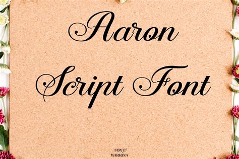 Aaron Script Font Free Download Font Markina Aaron Script Font Free Download Font Markina