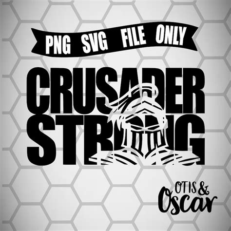 Crusader Svg Crusaders Png Etsy