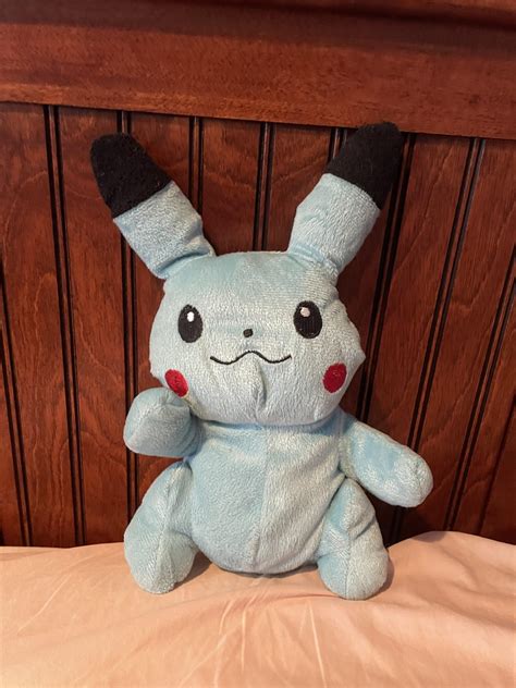 I Dont Care If Its A Bootleg I Love My Blue Pikachu Plush 3 R