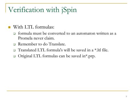 Ppt Spin Model Checker Powerpoint Presentation Free Download Id