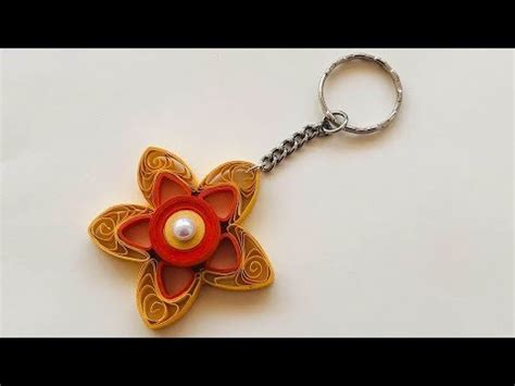 How To Make Keychain At Home With Paper Paper Keychain Tutorial Design YouTube