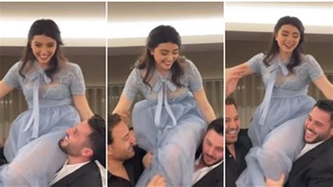 لحظات مؤثرة لـ ماريتا الحلاني ووالدها في خطوبتها فيديو