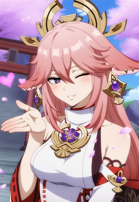 Yae Mikoanime Ver By Aom 토리노 From Patreon Kemono