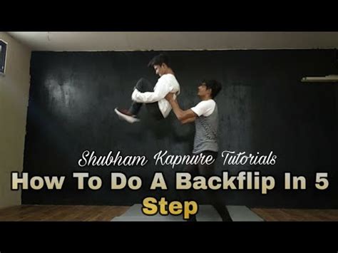 How To Do A Backflip In 5 Step YouTube