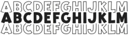 BFC Chick Stacked Regular Otf 400 Font Decorative Displa What Font Is