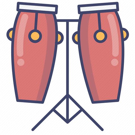 Bongo Drum Music Percussion Icon Download On Iconfinder