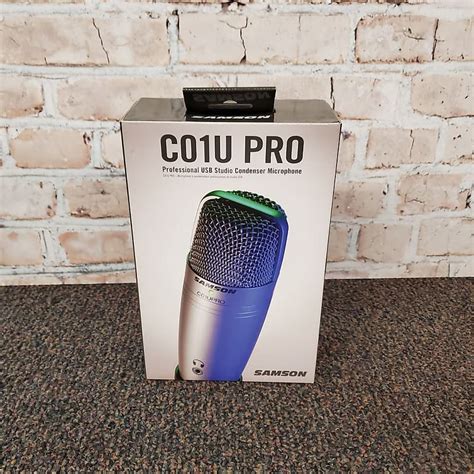 Samson C01U PRO CONDENSOR USB Studio Condenser Microphone Reverb