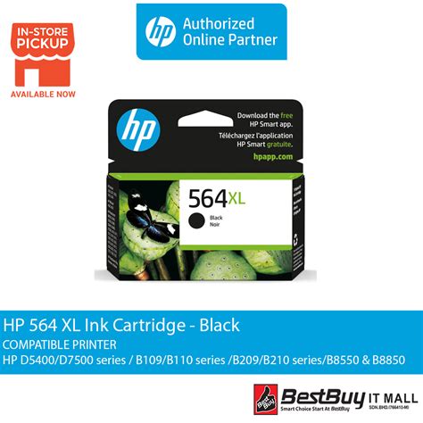 HP 564XL Black Cyan Magenta Yellow Original Ink Shopee Malaysia