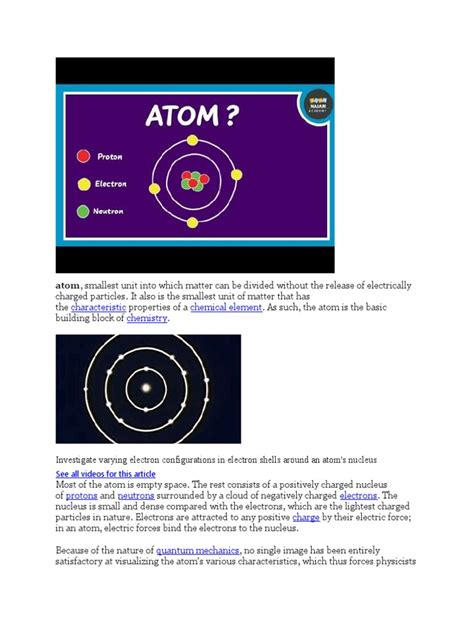 Module 7 Science And Technology Atom Pdf Social Science Science And Mathematics