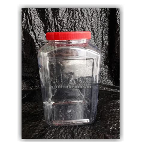Jual Toples 4 Liter Toples Plastik Cupang 4L Kotak Toples Kue Kering