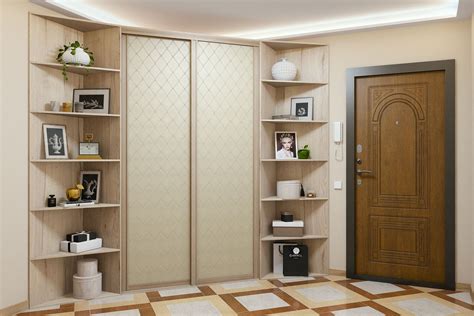 Угловой шкаф-купе с открытыми полками. Габариты 2500 х 1200/1200 х 400 ...