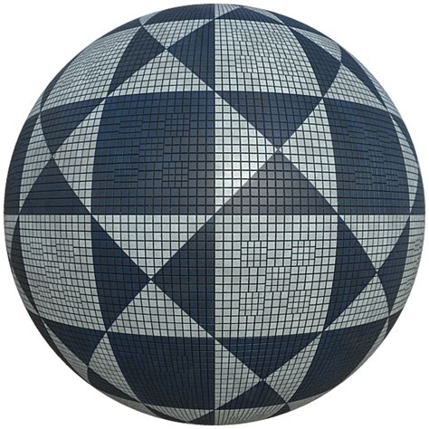 Classic Checker Blue Tune Tiles Free PBR TextureCan